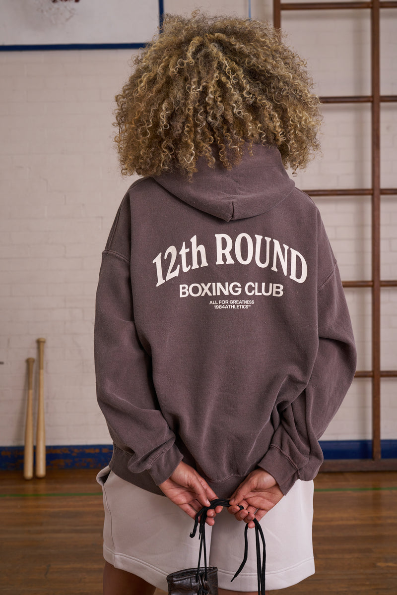 Vice 84 *10 Years Of* '12th Round' Hoodie - Vintage Washed Brown – UN ...