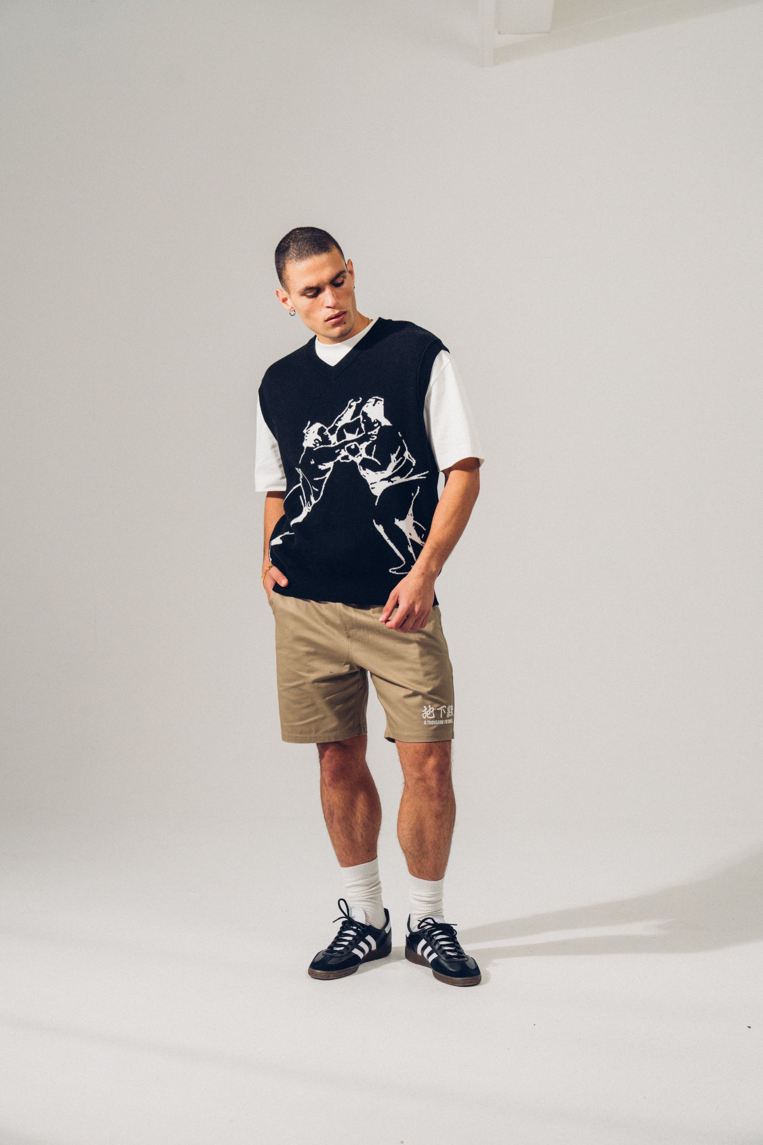 A Thousand Futures 'Sumo' Knit Vest - Black – UN:IK Clothing