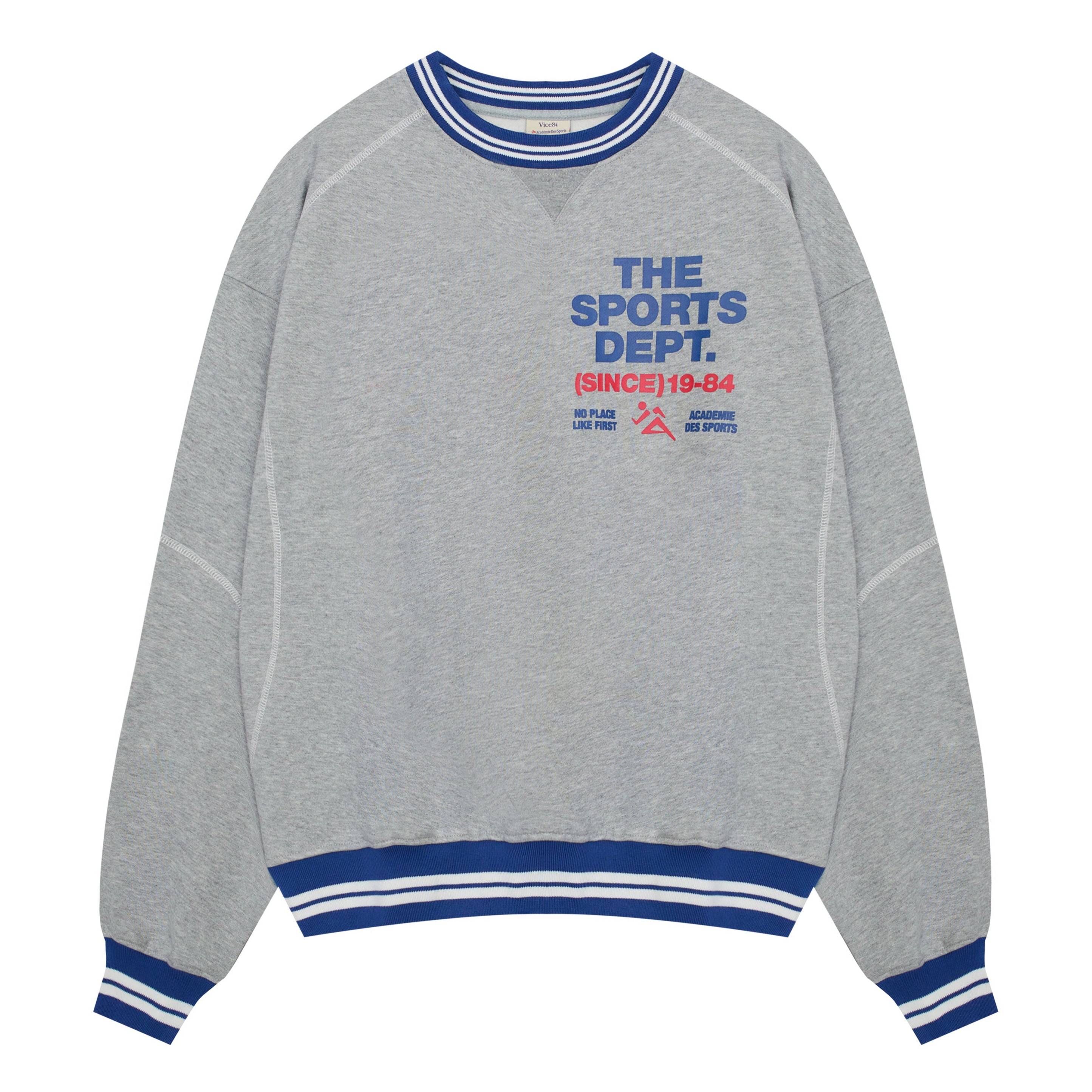 Vice 84 'The Sports Dept' Heavyweight Sweater - Heather Grey – UN:IK ...