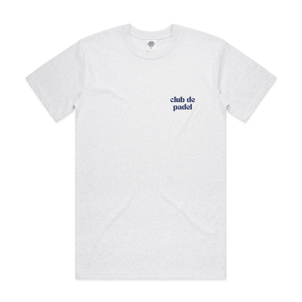 Club de Padel Logo Tee - Ash – UN:IK Clothing