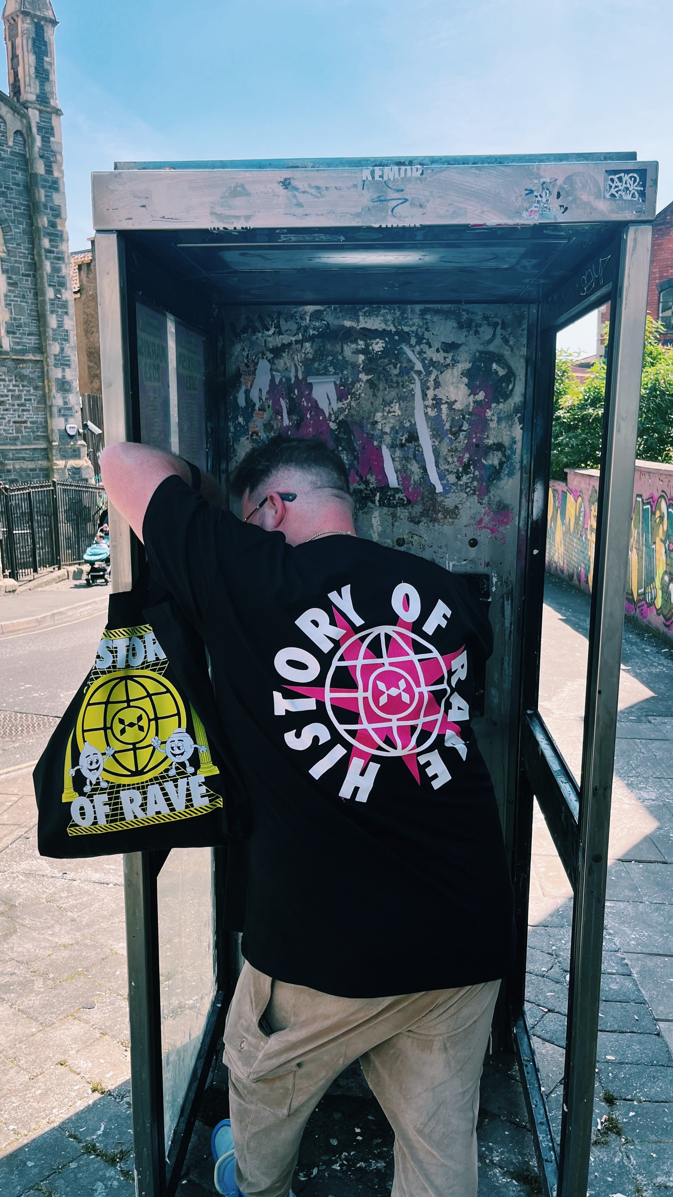 History Of Rave 'Logo' Tee - Black – UN:IK Clothing