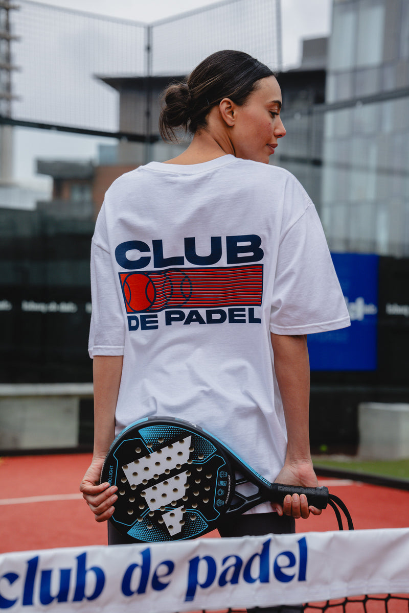 Club de Padel 'Heritage' Tee - White – UN:IK Clothing