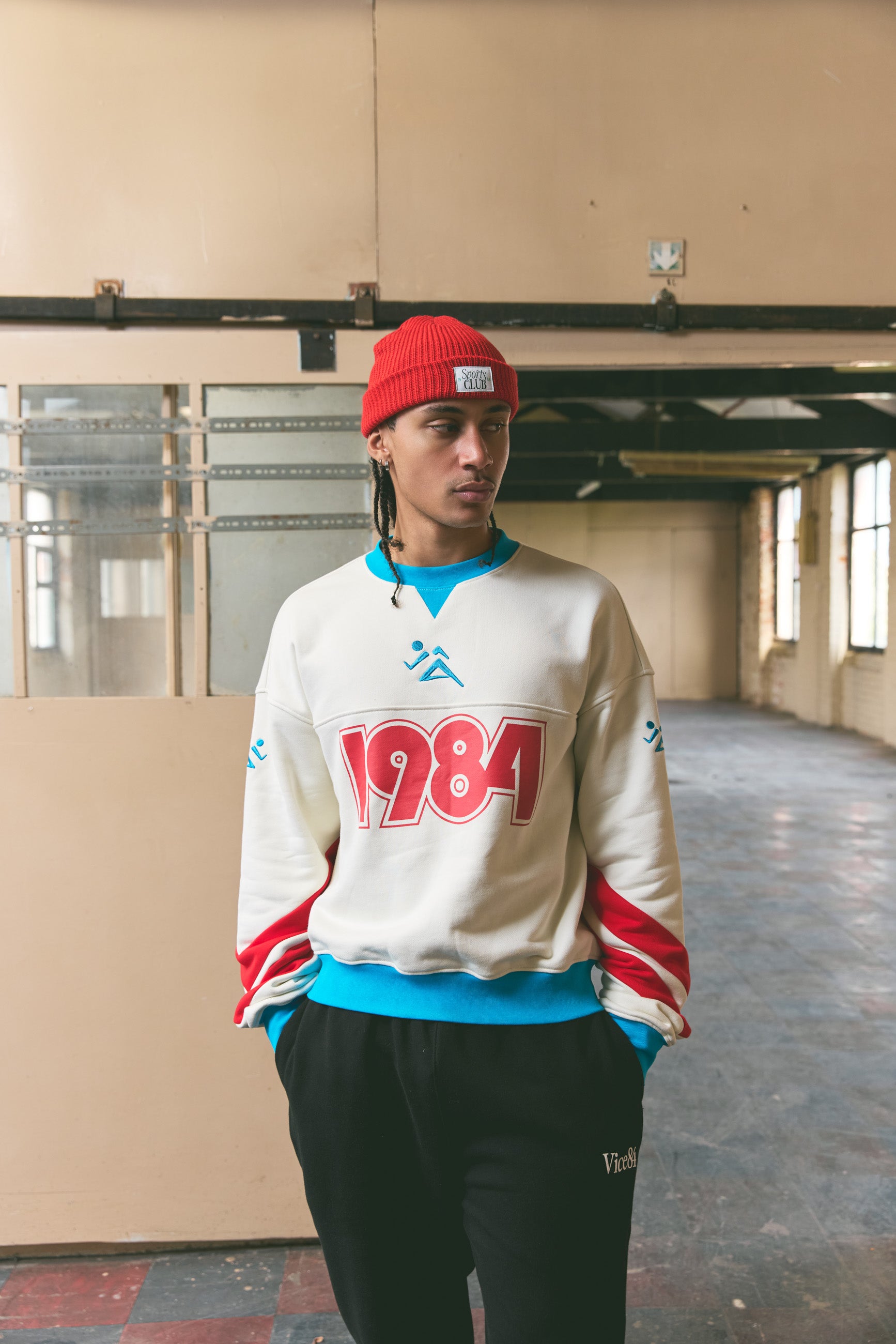 Vice 84 'Pre-Match' Heavyweight Sweater - Cream – UN:IK Clothing