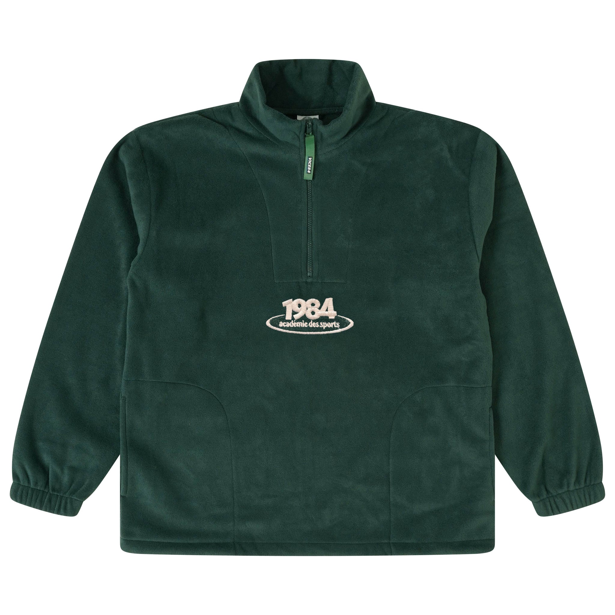 Vice 84 'Disc' Fleece 1/2 Zip Pullover - Black / Navy / Forest Green ...