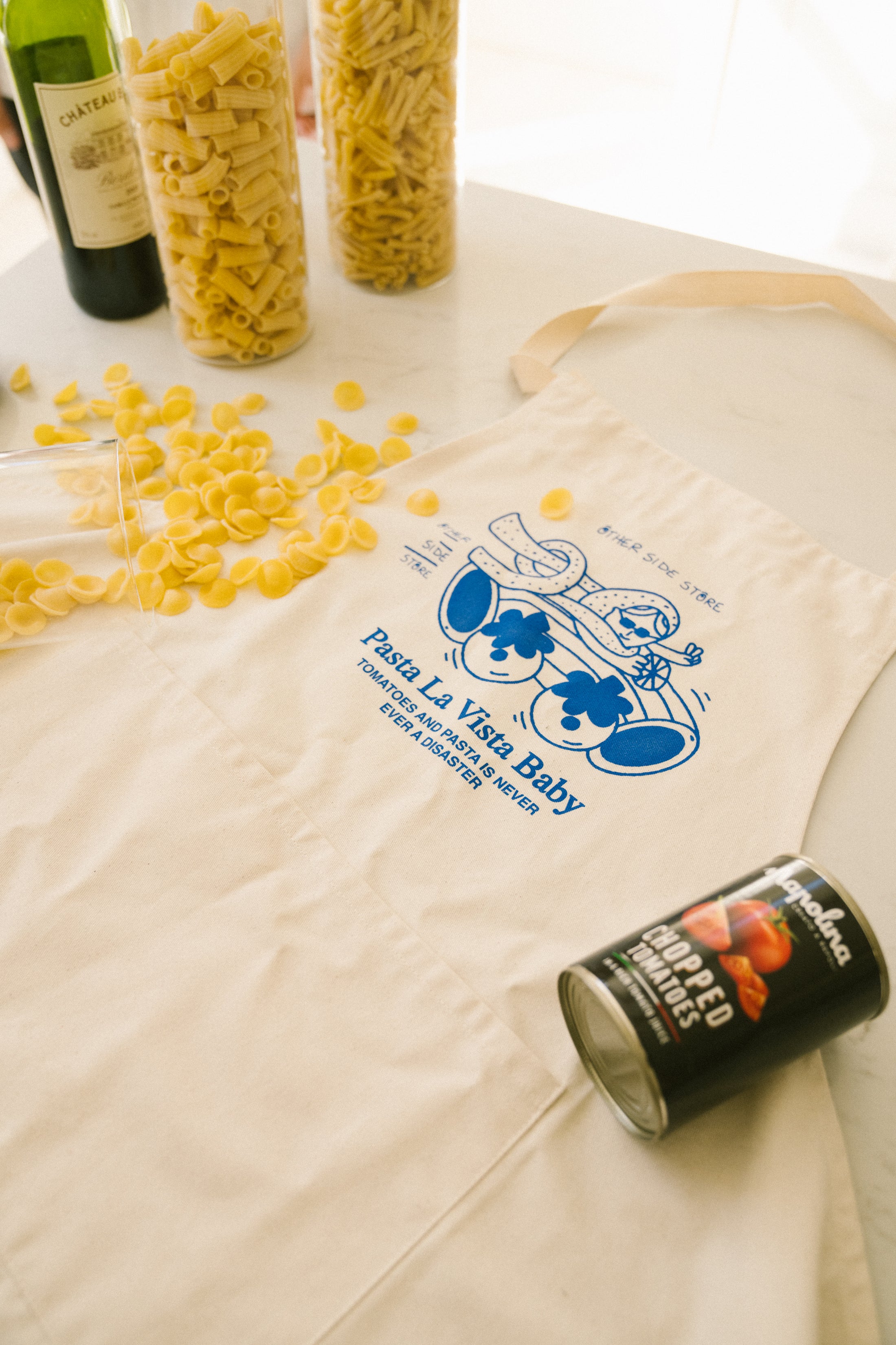 Other Side Store 'Pasta La Vista' Apron - Natural – UN:IK Clothing