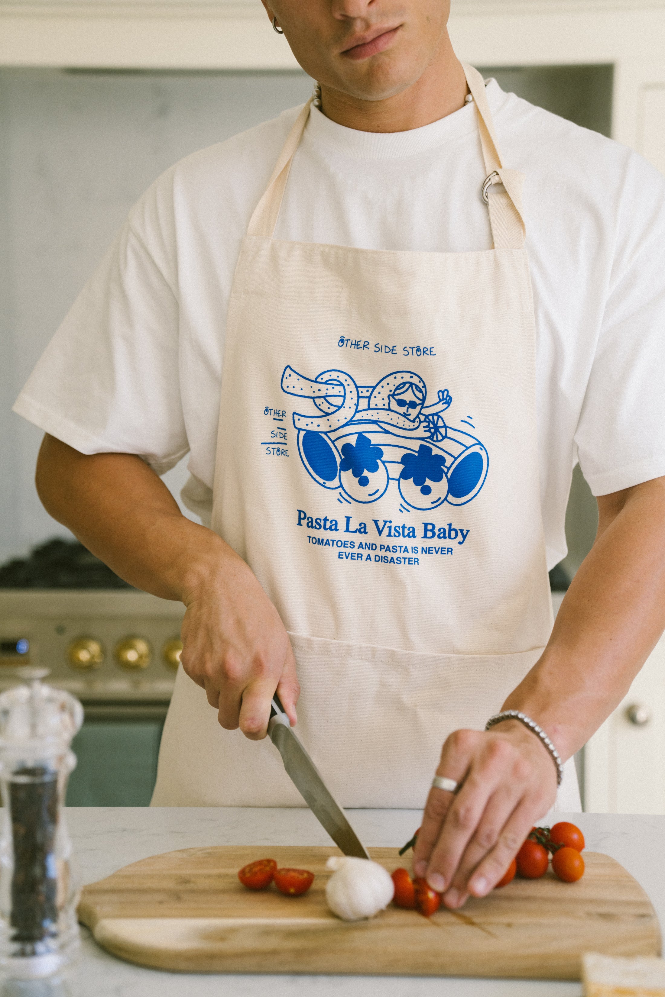 Other Side Store 'Pasta La Vista' Apron - Natural – UN:IK Clothing