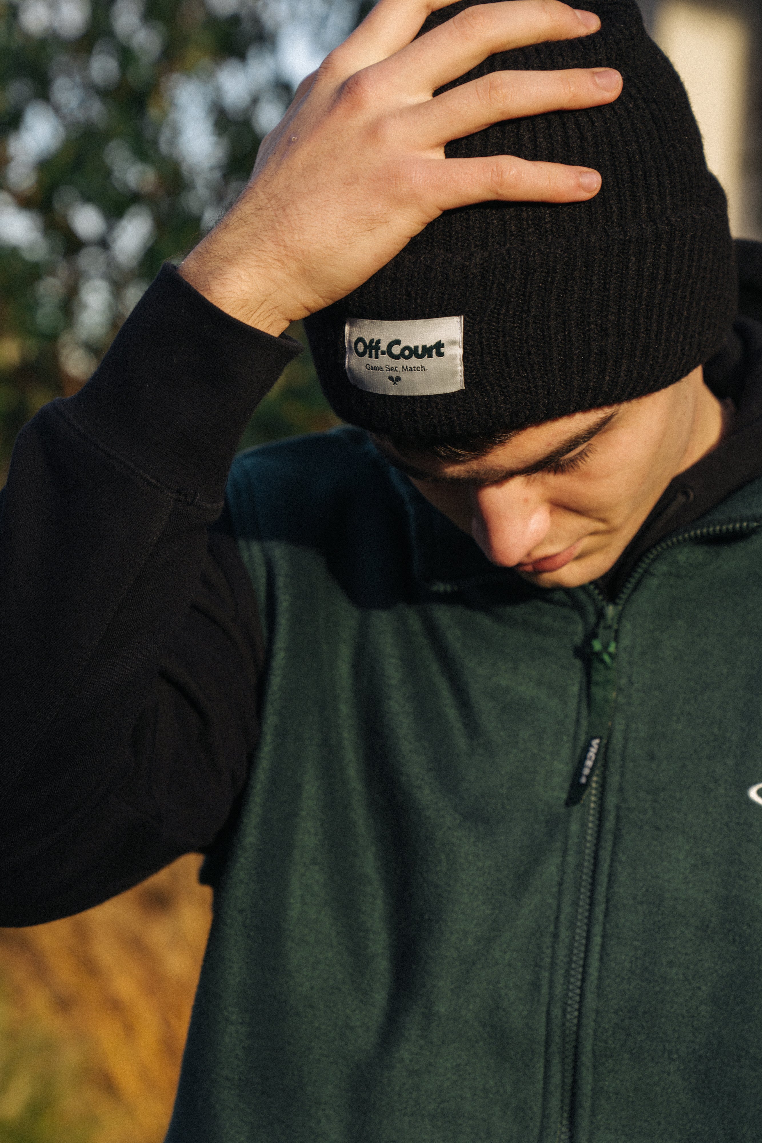 Vice 84 'Off-Court GSM' Cosy Ribbed Beanie - Black – UN:IK Clothing