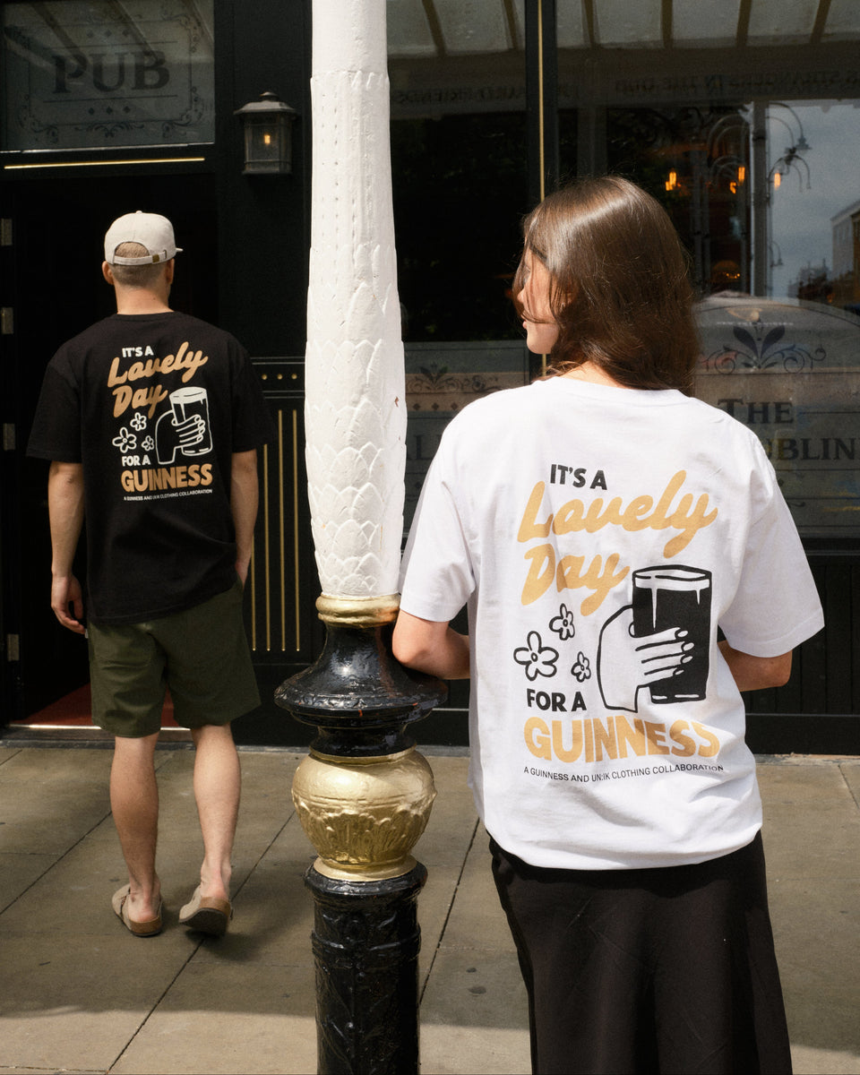 Guinness x UN:IK 'Cheers' Tee & Print Bundle - Black – UN:IK Clothing