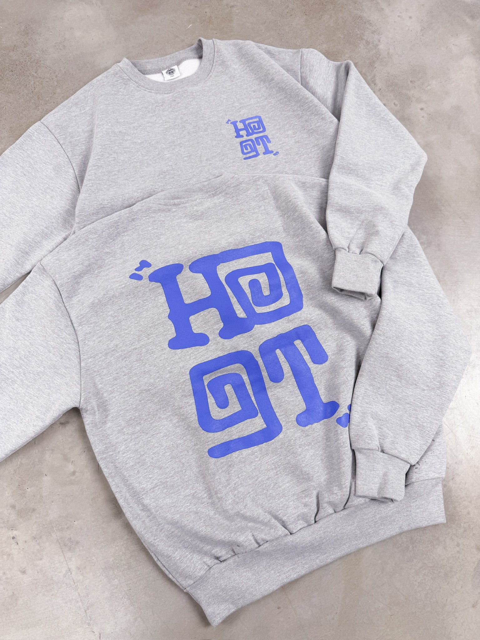 HAVE A GD TRIP 'Logo' Heavyweight Sweater - Heather Grey – UN:IK Clothing