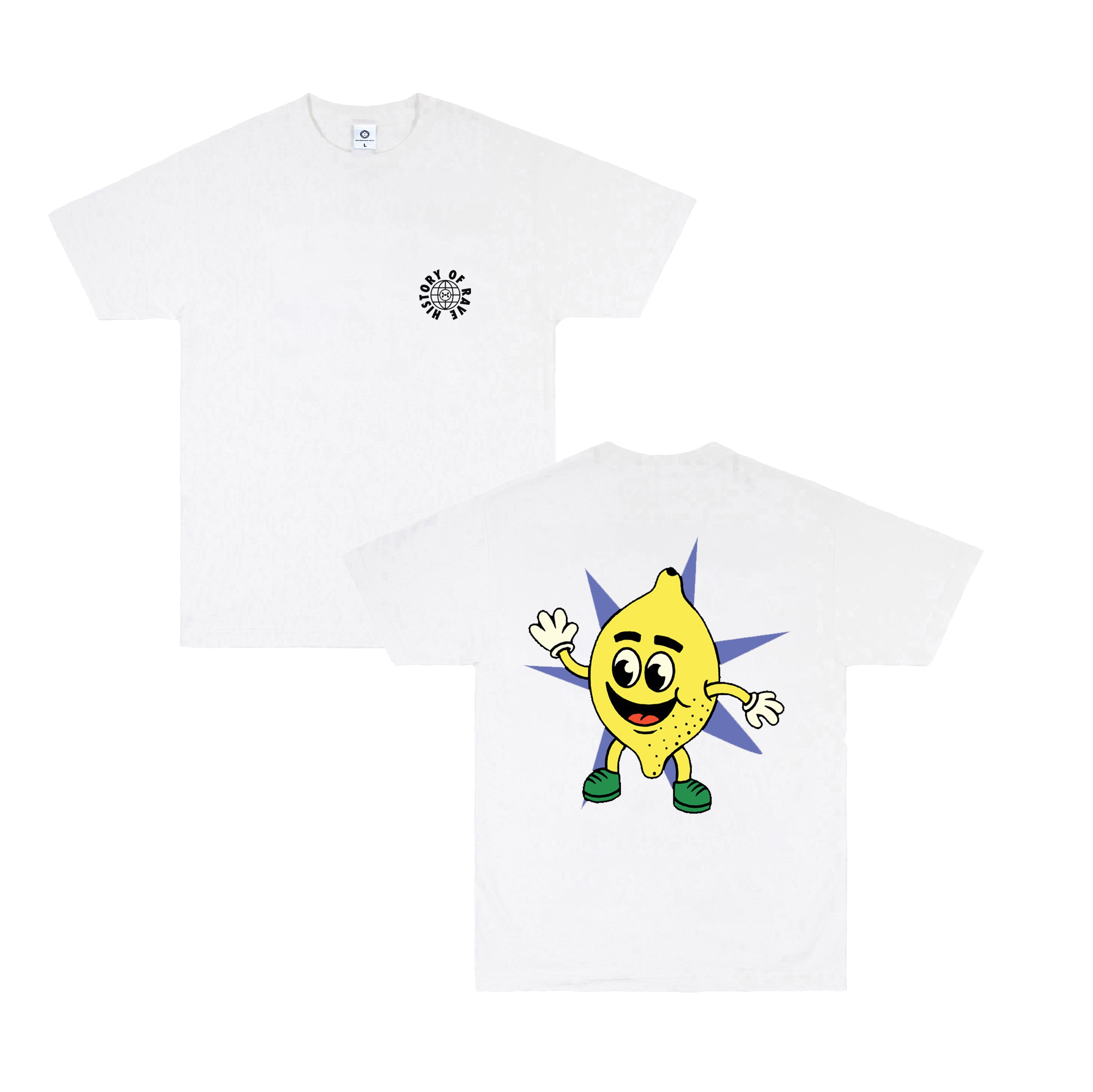 History Of Rave 'Lemon' Tee - White – UN:IK Clothing