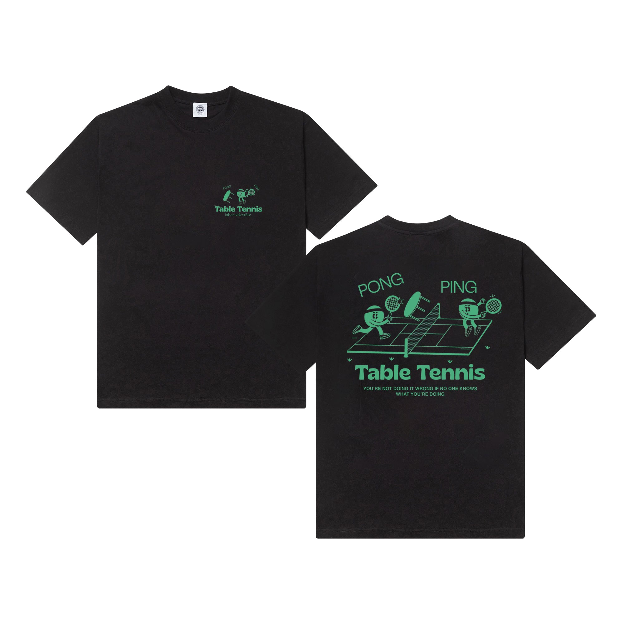 Other Side Store 'Ping Pong' Tee - Black – UN:IK Clothing