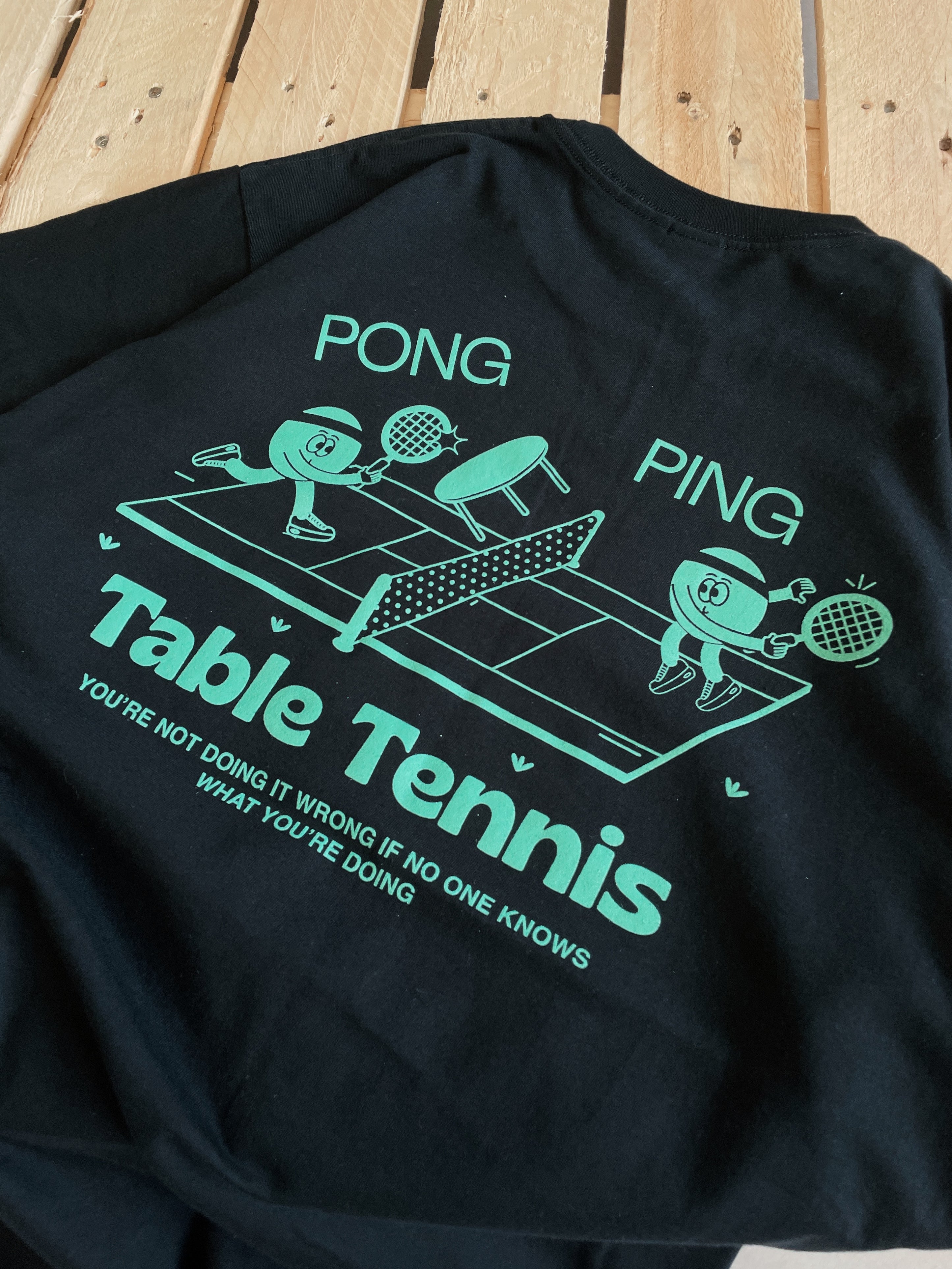 Other Side Store 'Ping Pong' Tee - Black – UN:IK Clothing