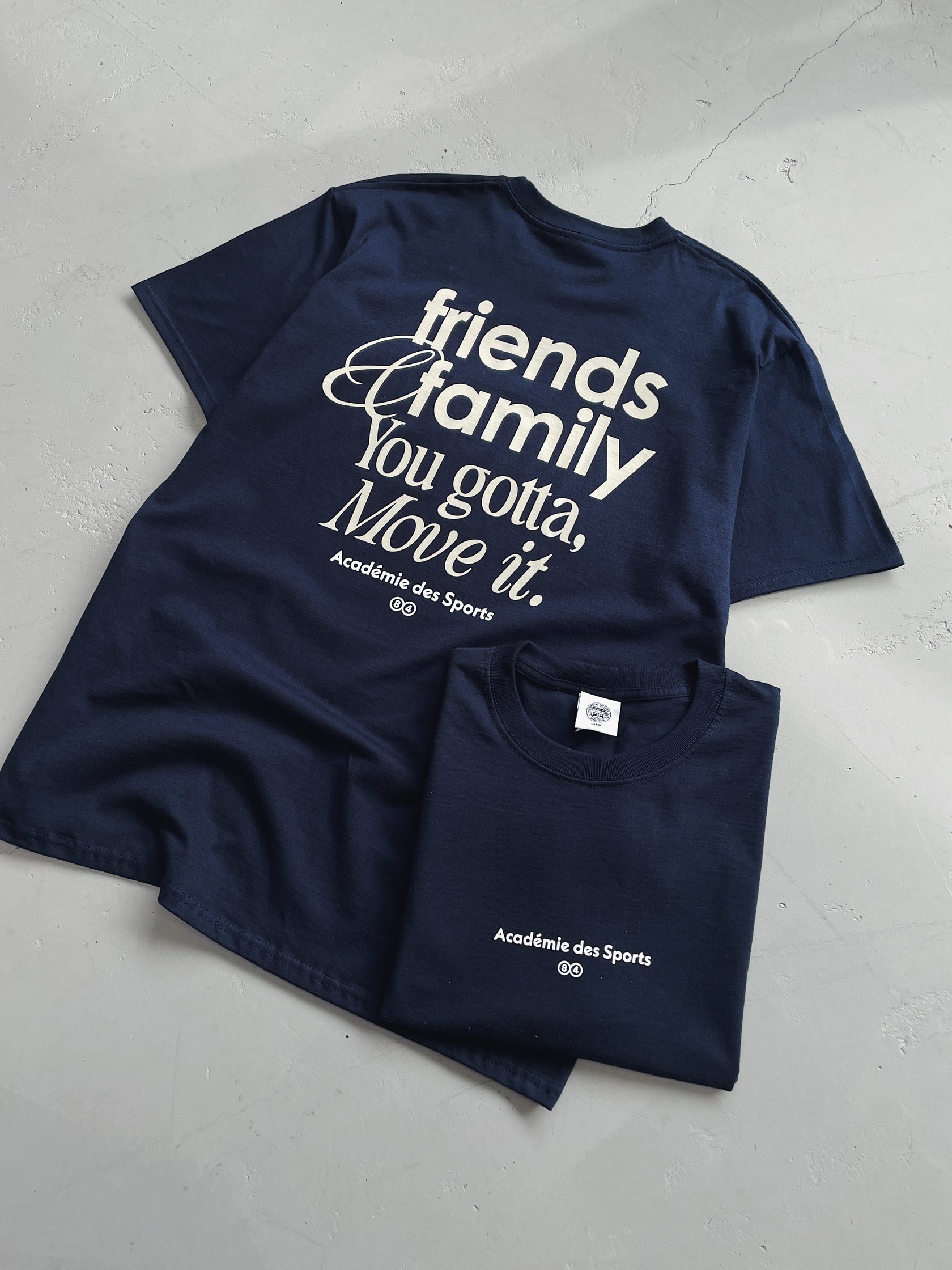Vice 84 'Friends & Family' Tee - Navy – UN:IK Clothing