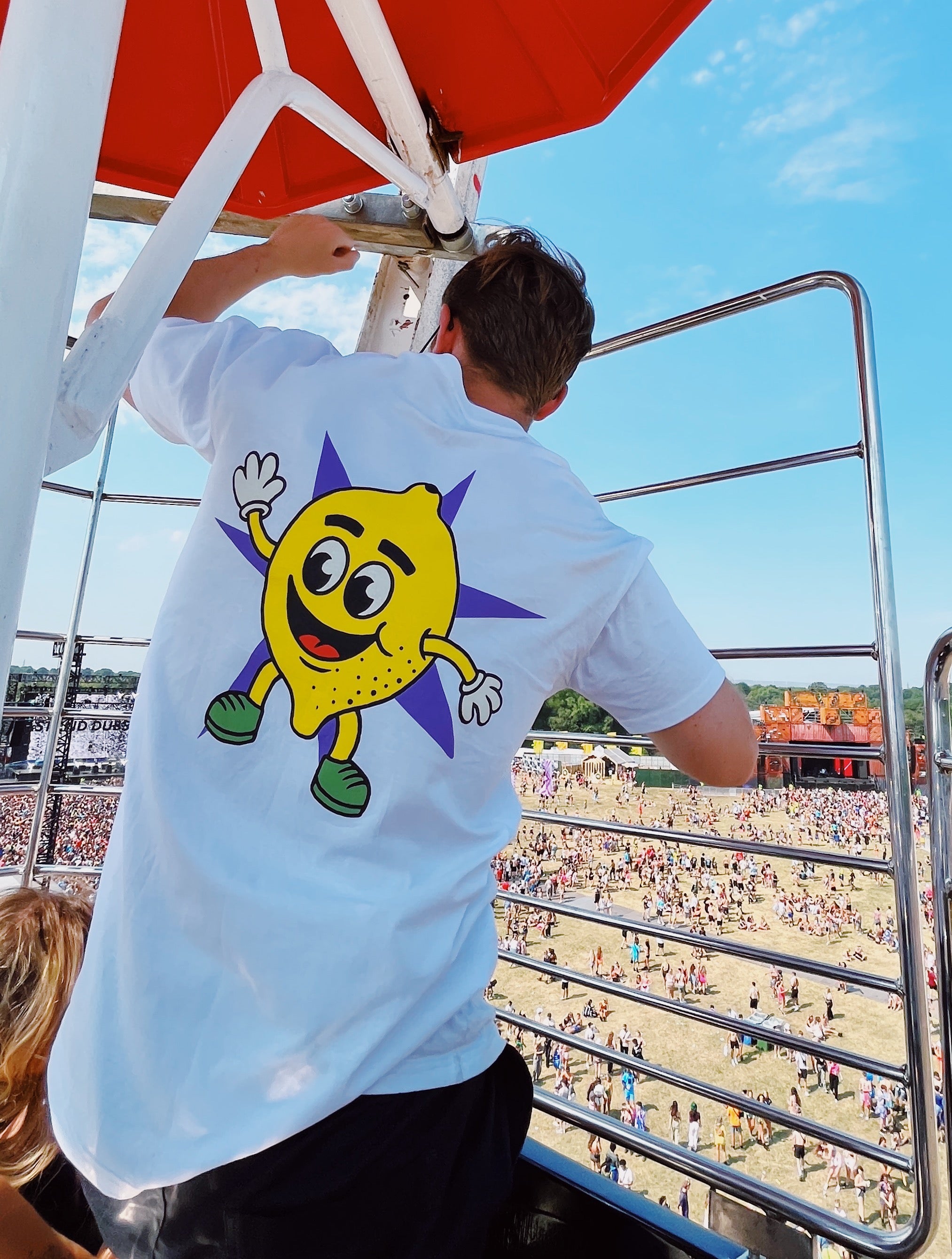 History Of Rave 'Lemon' Tee - White – UN:IK Clothing