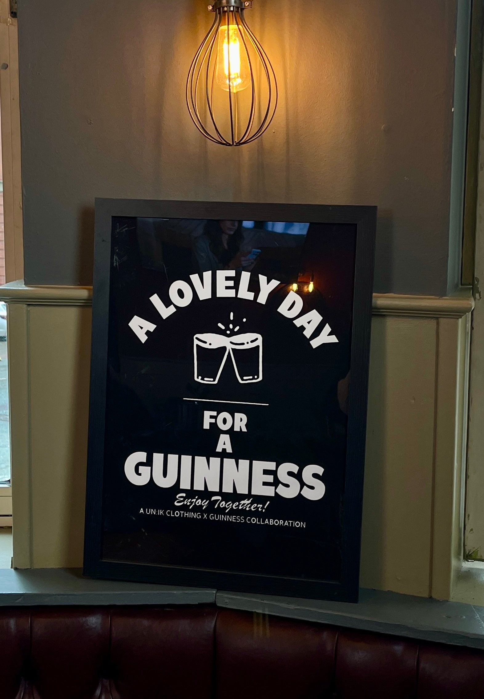 Guinness x UN:IK 'Enjoy Together' Print - Black – UN:IK Clothing