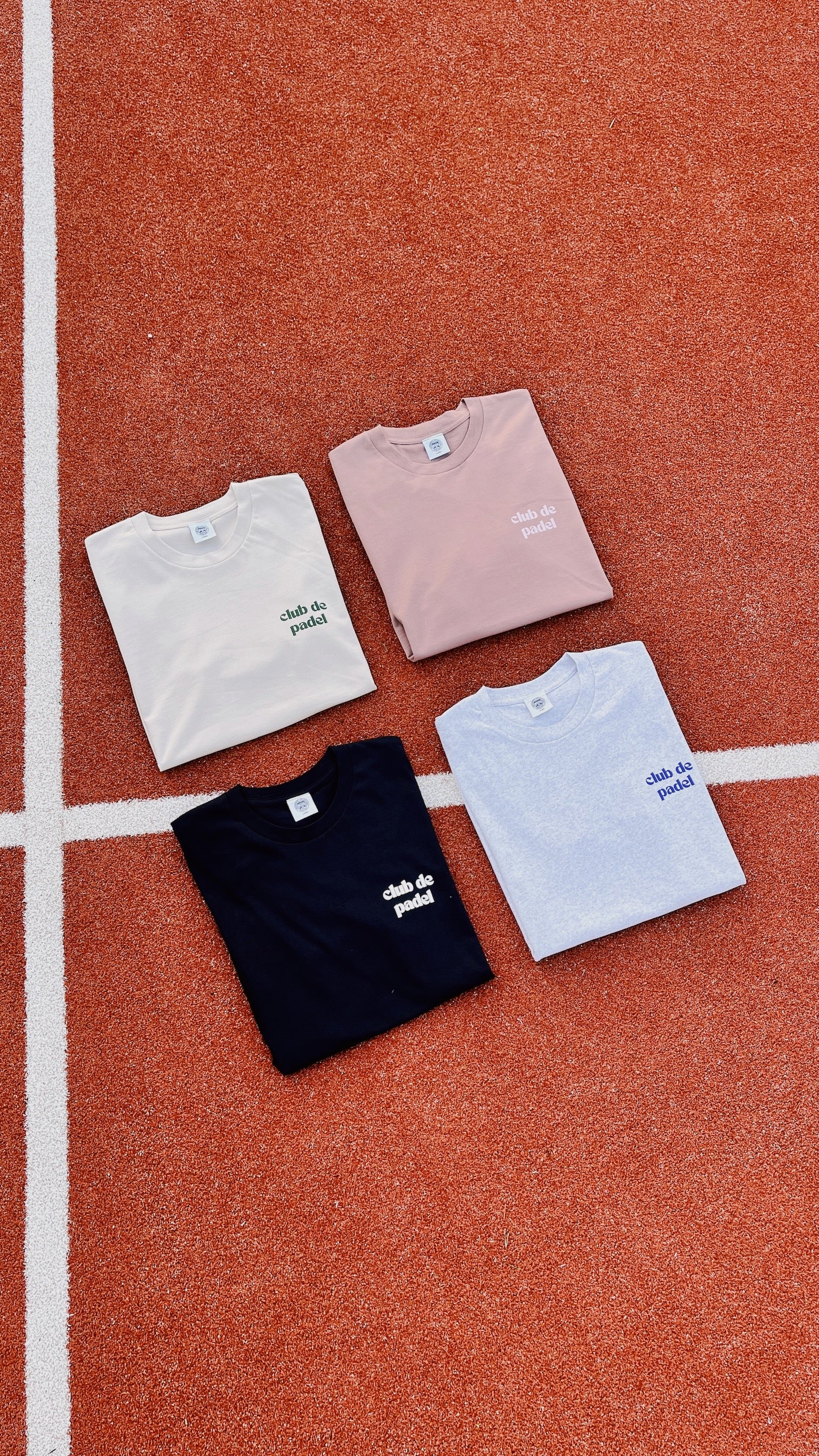 Club de Padel Logo Tee - Navy – UN:IK Clothing
