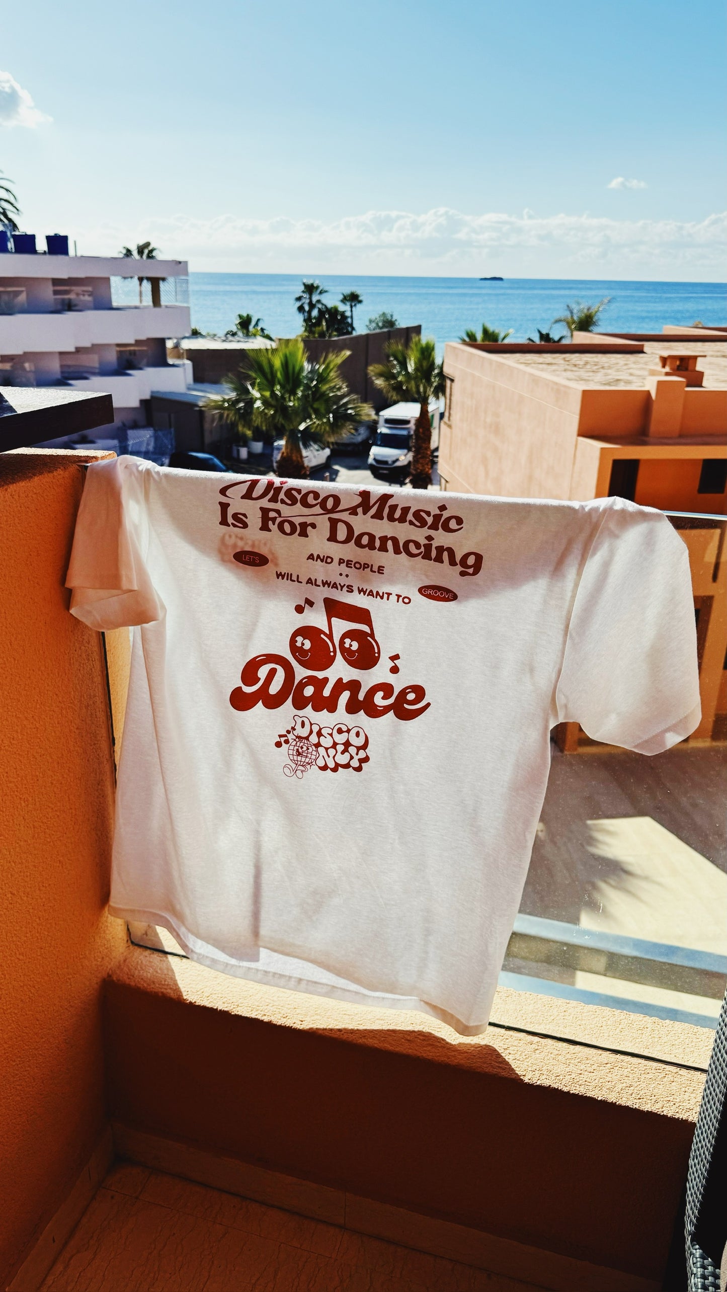 DISCO ONLY 'Retro Dancing' Tee - White – UN:IK Clothing