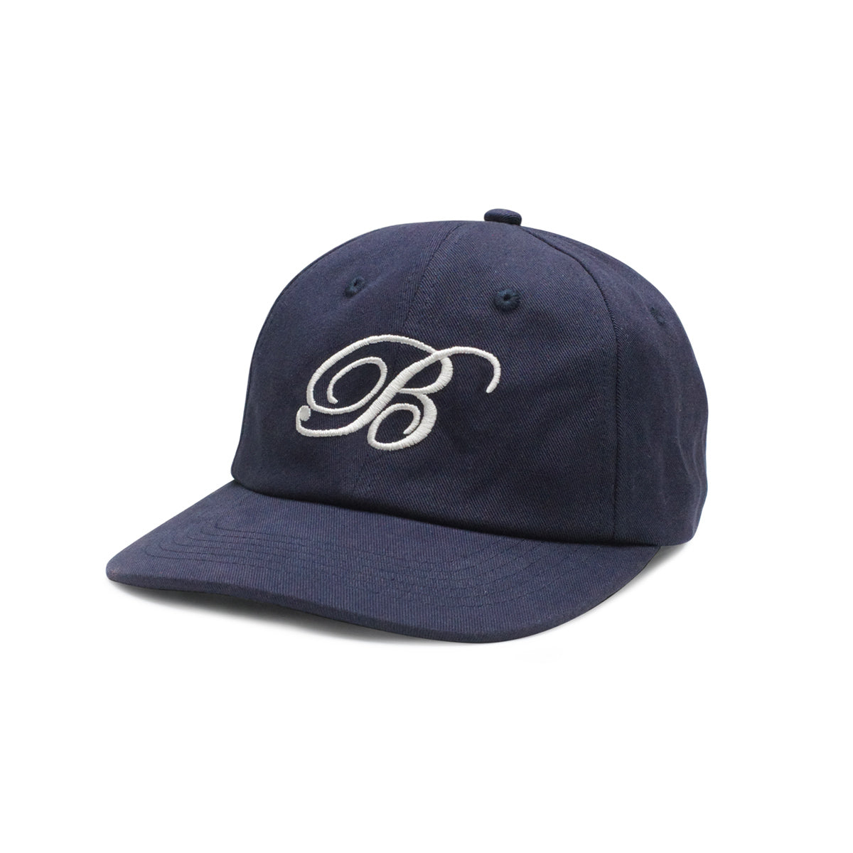 bound Script Embroidered 6 Panel Cap - Navy – UN:IK Clothing