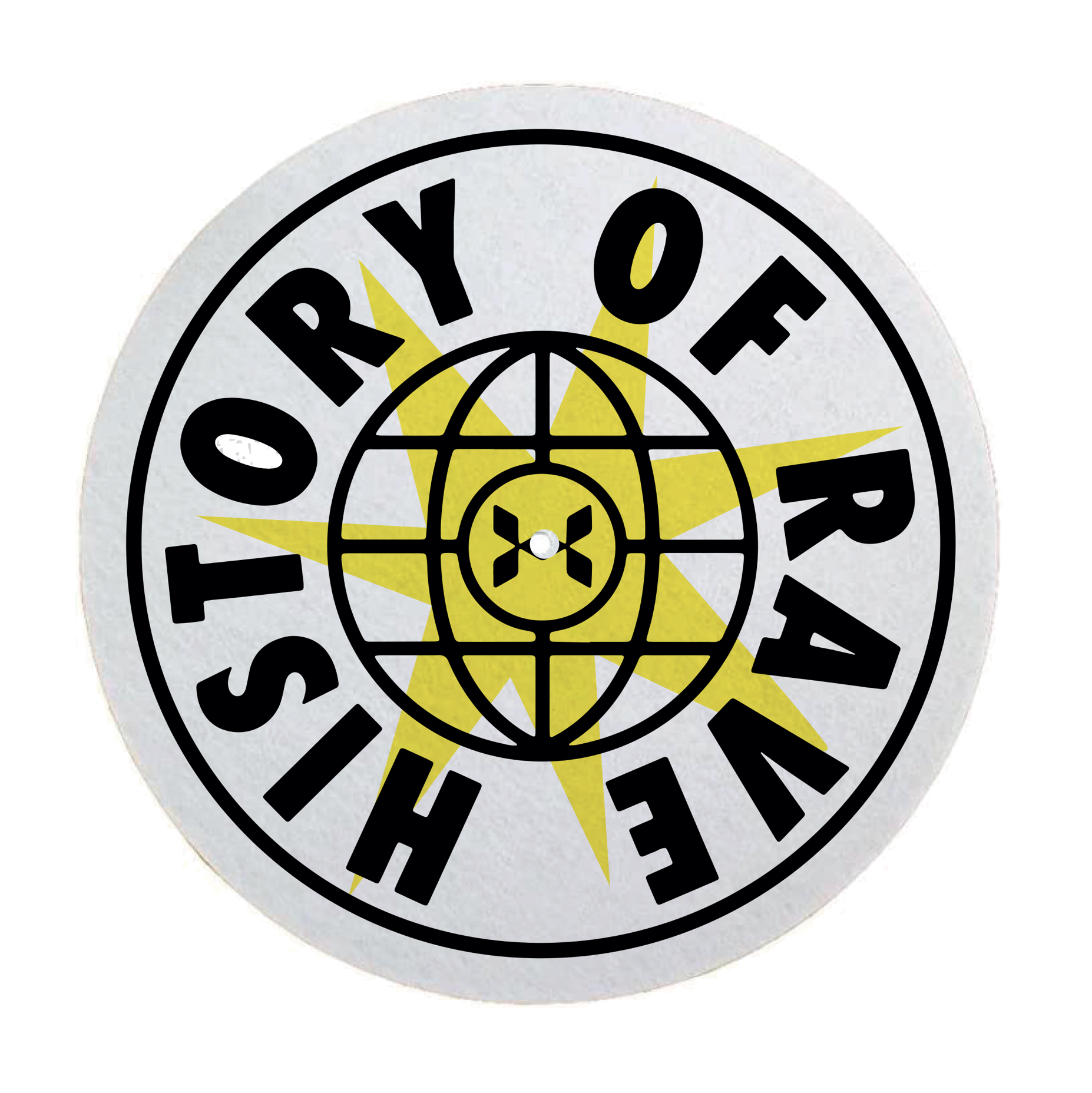 History Of Rave 'Logo' Vinyl Slipmat – UN:IK Clothing