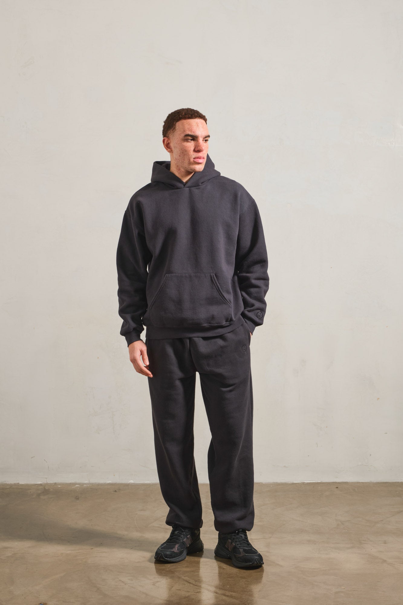 Essentials Vintage Washed Hoodie - Black – UN:IK Clothing
