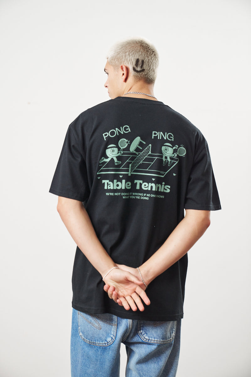 Other Side Store 'Ping Pong' Tee - Black – UN:IK Clothing
