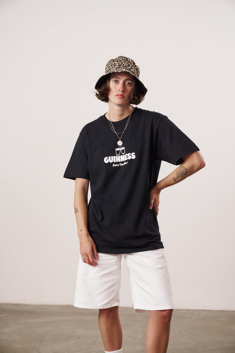 Guinness x UN:IK 'Enjoy Together' Tee - Black – UN:IK Clothing