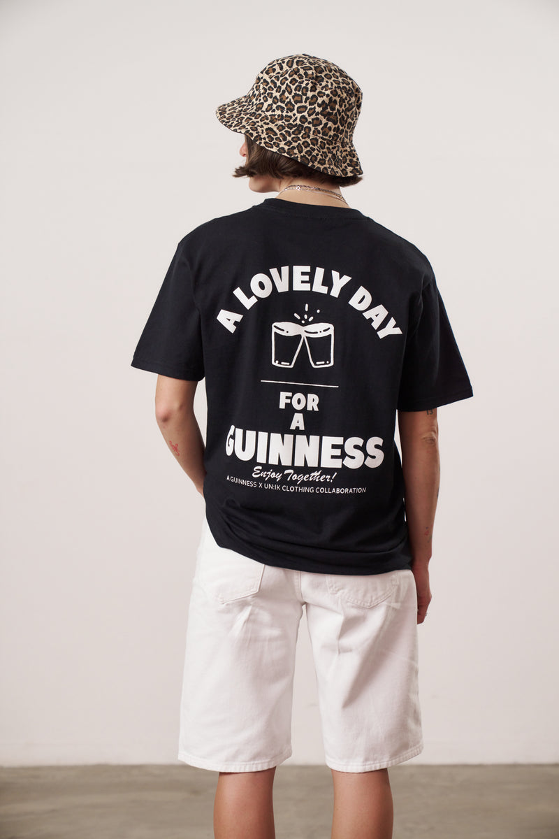 Guinness x UN:IK 'Enjoy Together' Tee - Black – UN:IK Clothing