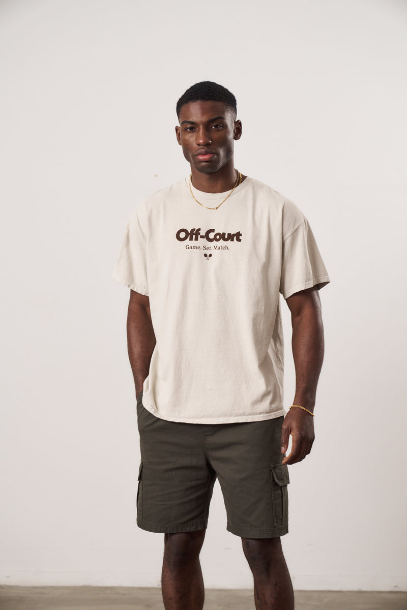 Vice 84 'Off Court GSM' Vintage Washed Tee Twinpack - Brown/Cream – UN ...
