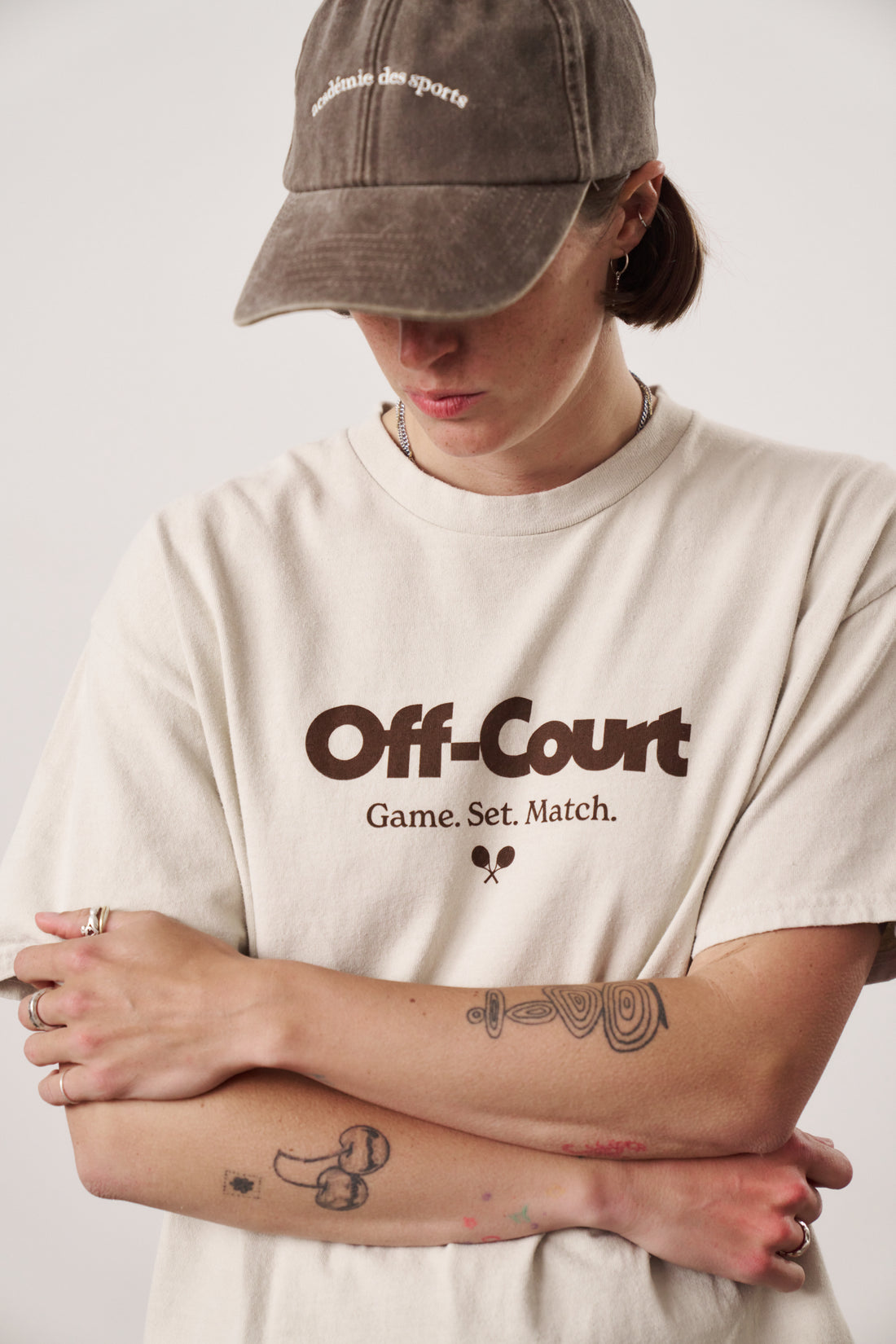 Vice 84 'Off-Court GSM' Vintage Washed Tee - Cream – UN:IK Clothing
