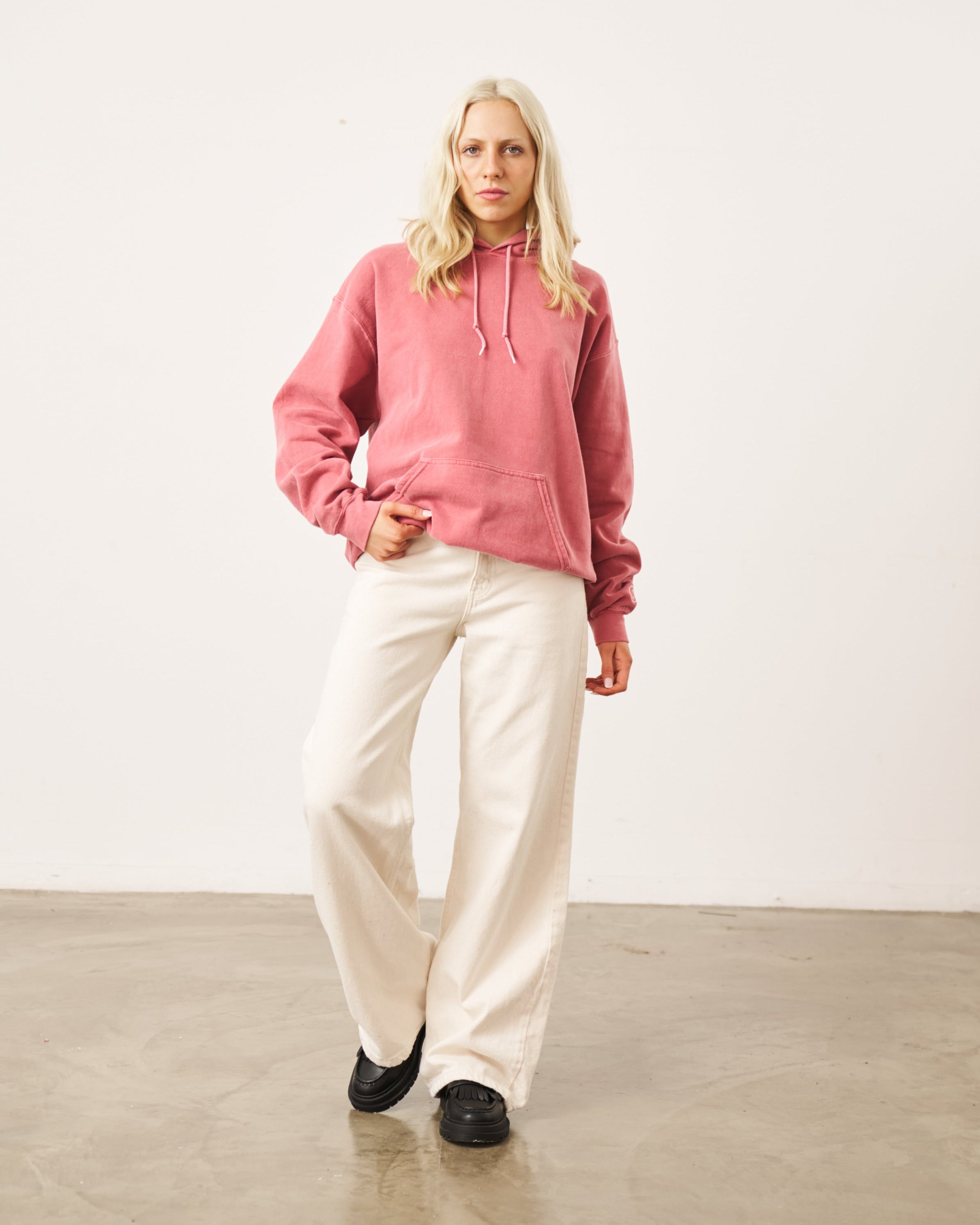 Essentials Vintage Washed Hoodie - Red – UN:IK Clothing
