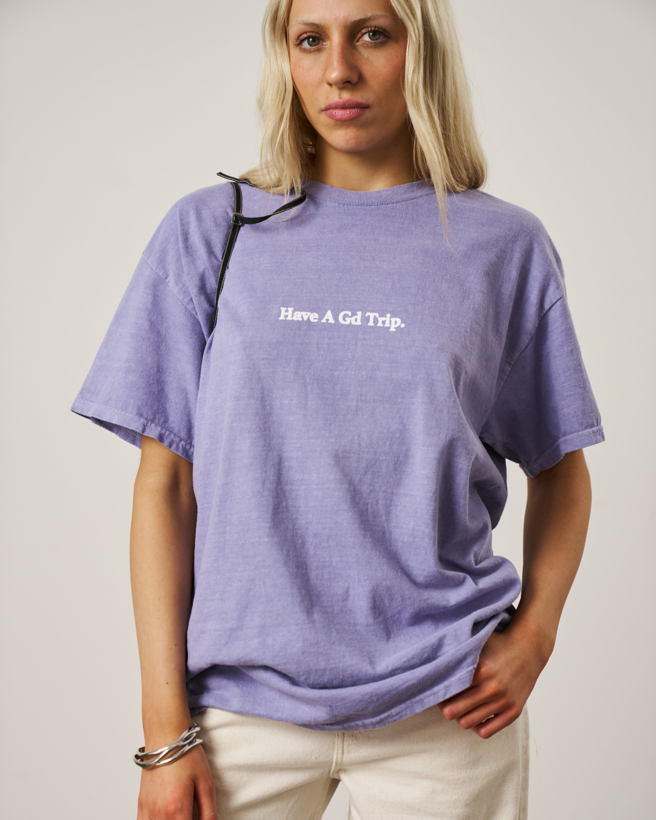 HAVE A GD TRIP 'Kendrick' Vintage Washed Tee - Orchid – UN:IK Clothing