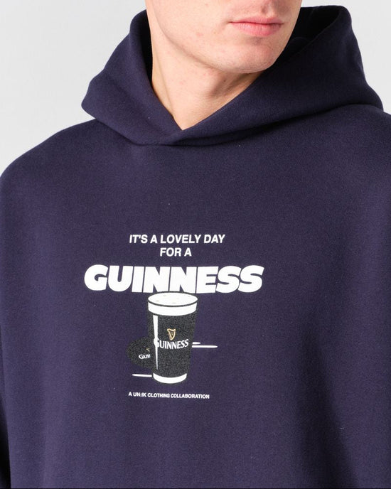 Guinness x UN:IK 'Lovely Drops' Hoodie - Navy – UN:IK Clothing