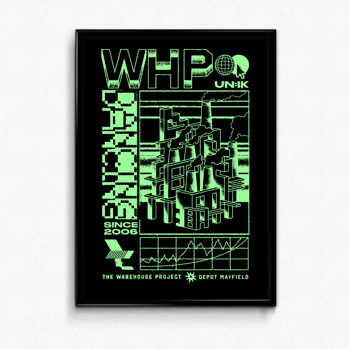 WHP X UN:IK 'Since 2006' Print - Black – UN:IK Clothing