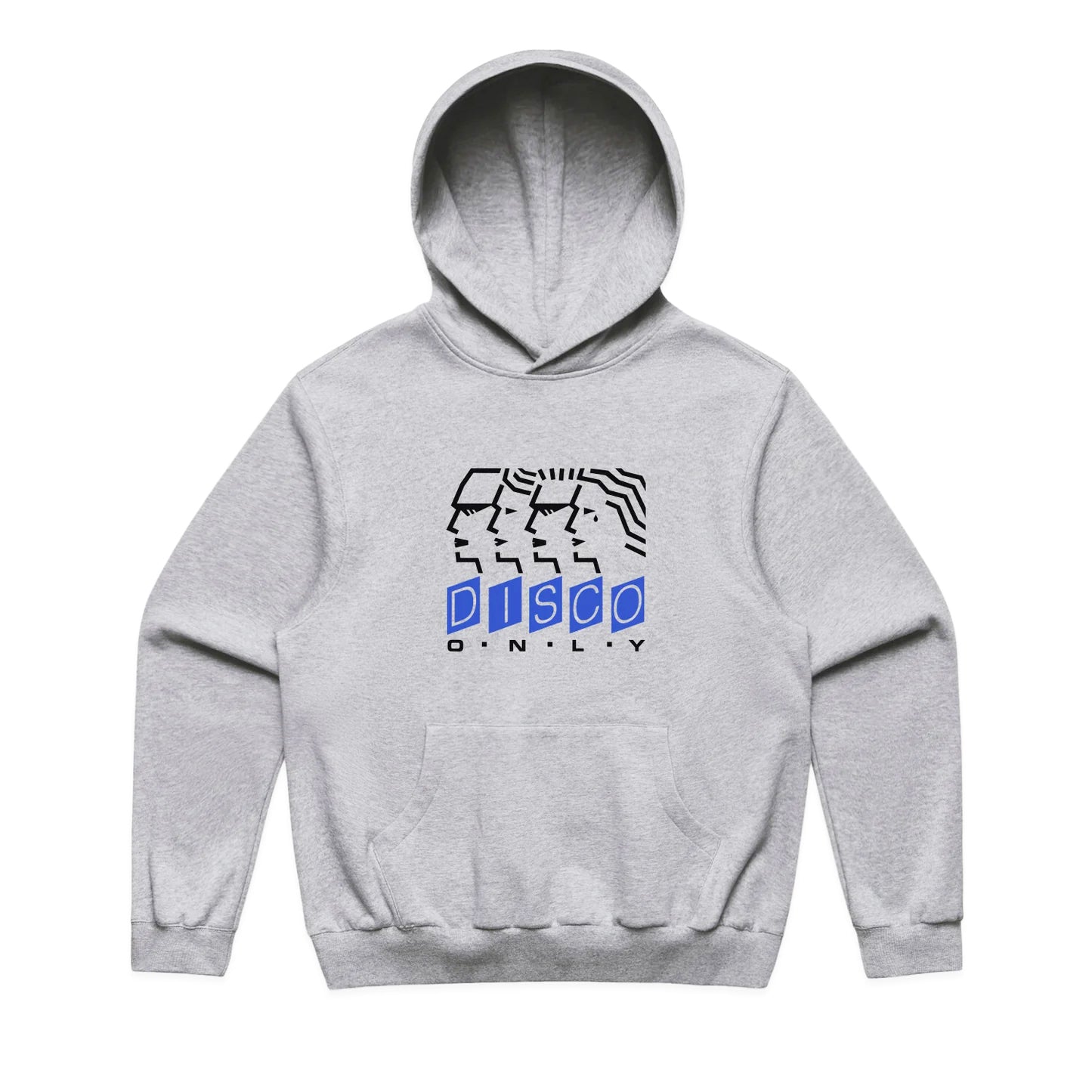 DISCO ONLY 'Dancing Heads' Hoodie - Grey – UN:IK Clothing