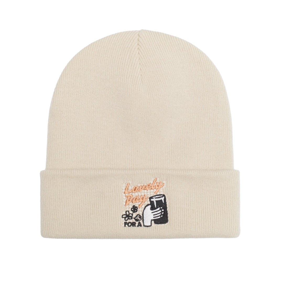 Guinness x UN:IK 'Cheers' Embroidered Beanie - Sand – UN:IK Clothing