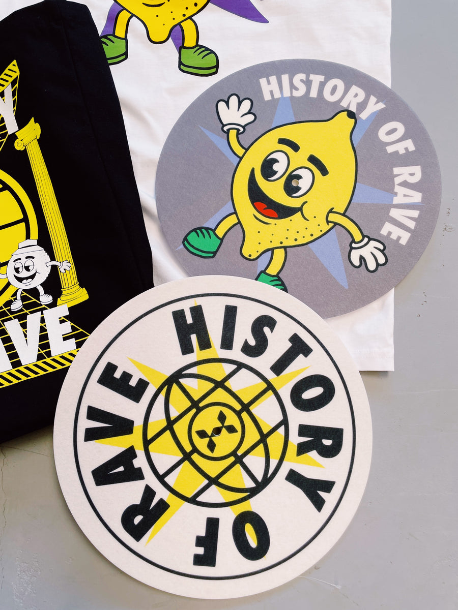 History Of Rave 'Lemon' Vinyl Slipmat – UN:IK Clothing