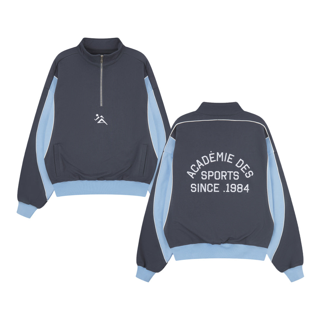 Vice 84 'Game Day' Heavyweight 1/4 Zip - Navy – UN:IK Clothing