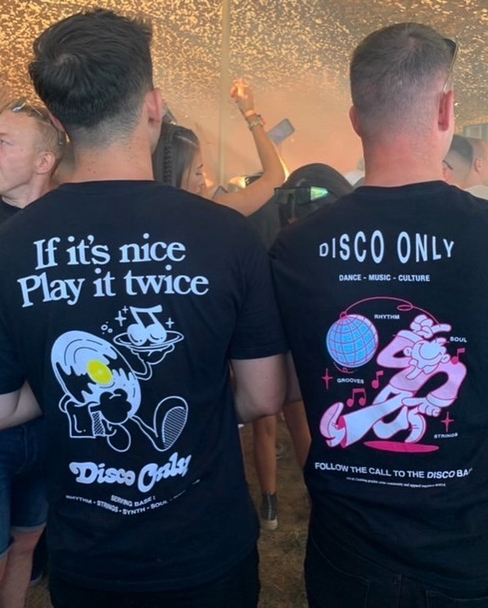 DISCO ONLY 'Disco Ball' Tee - Black / White – UN:IK Clothing