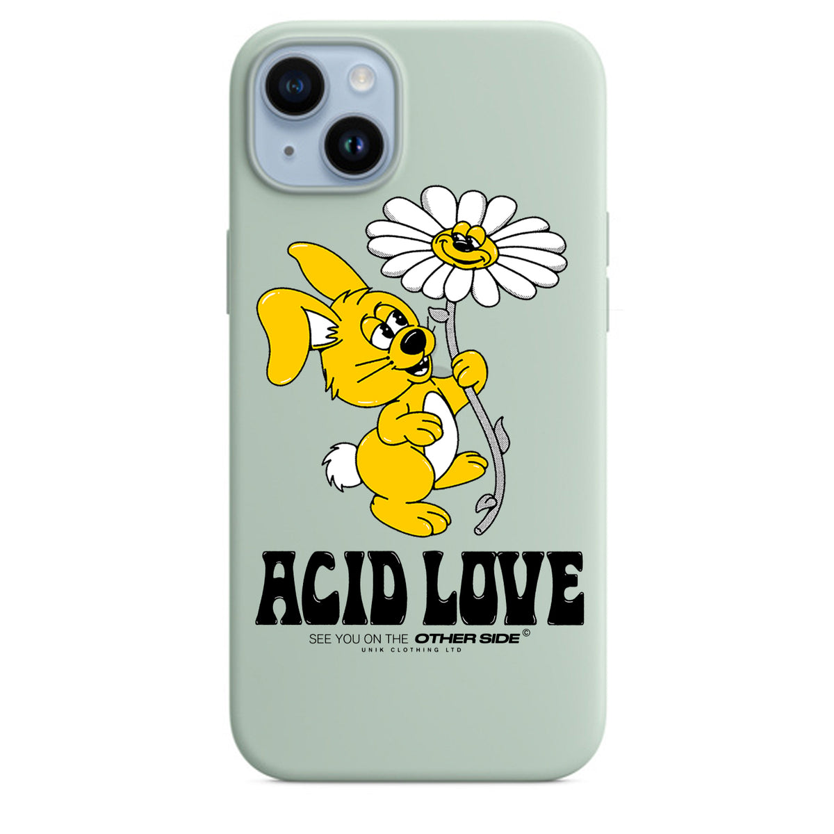 Acid Love 'Other Side' Phone Case - Sage Green – UN:IK Clothing