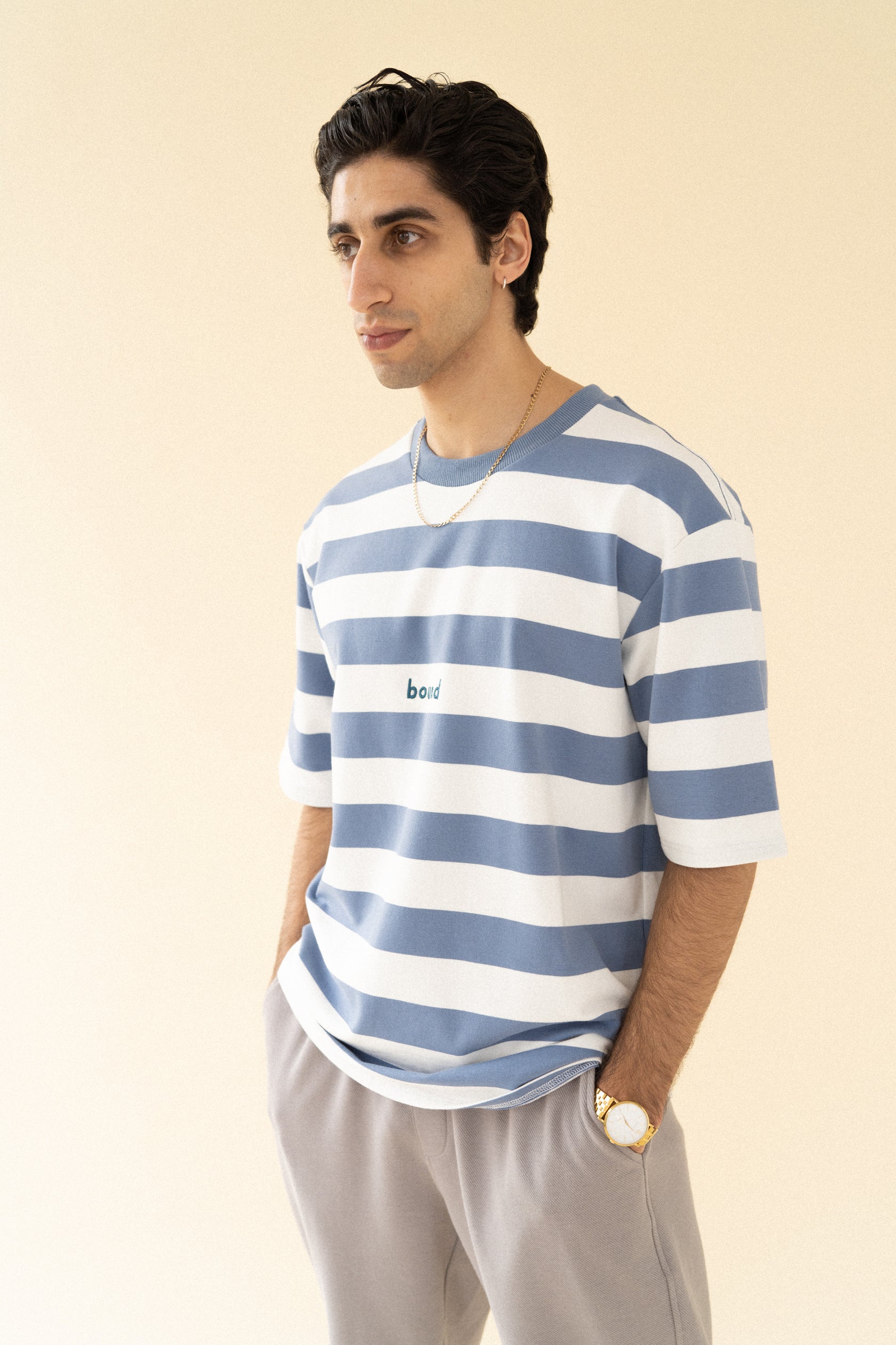 bound 'Arctic' Stripe Tee – UN:IK Clothing
