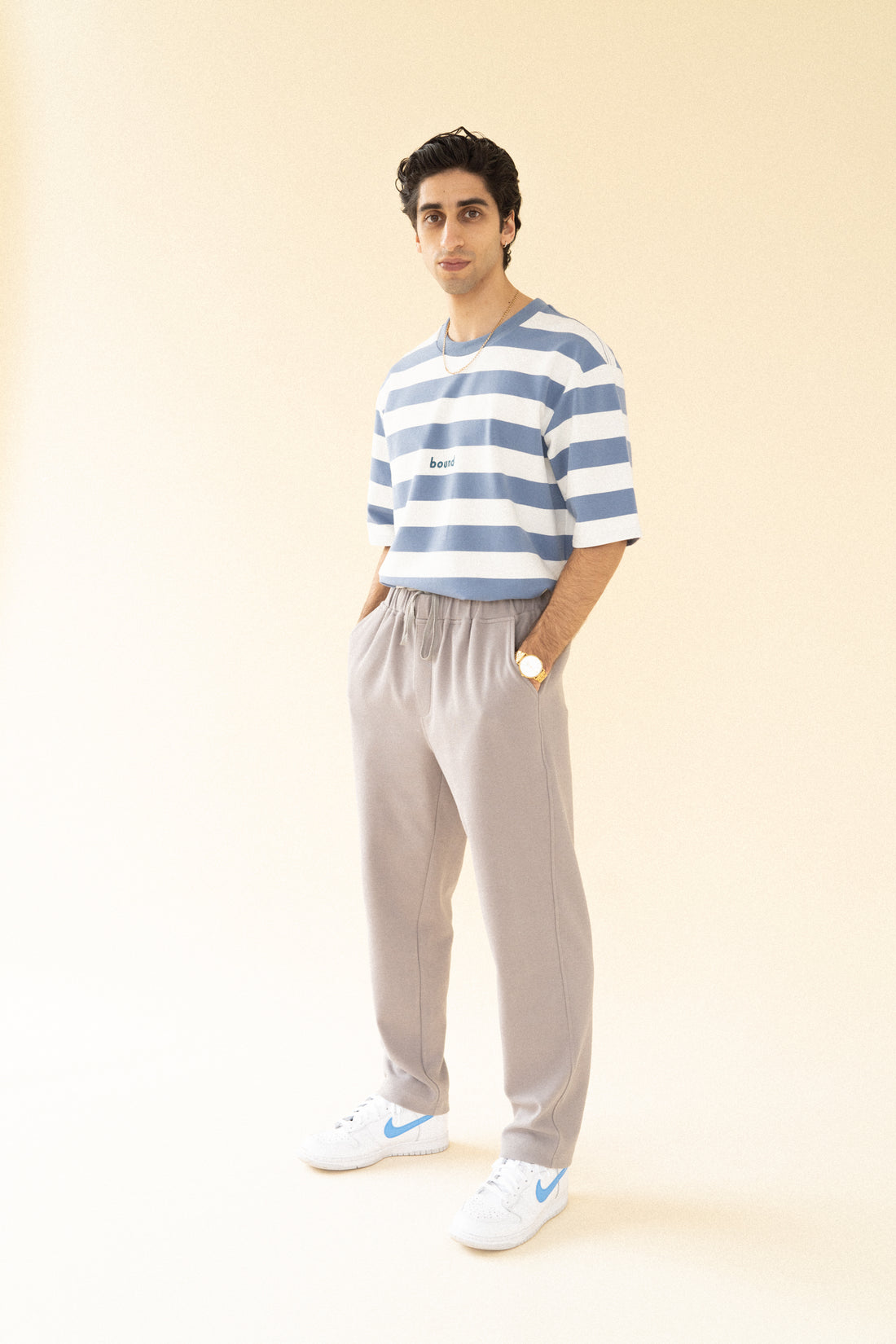 bound 'Arctic' Stripe Tee – UN:IK Clothing