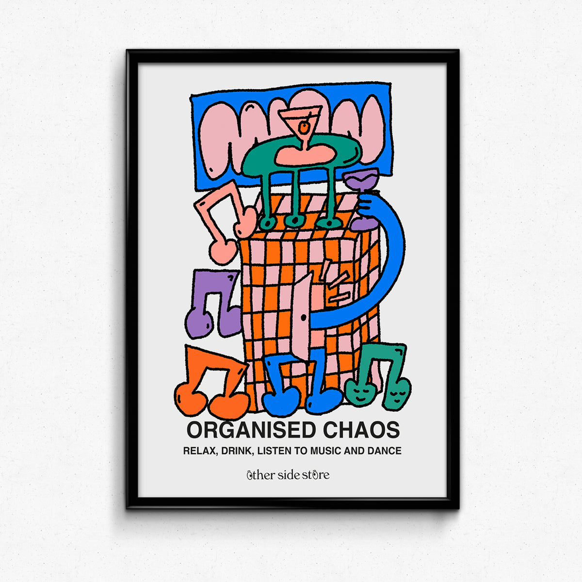 Other Side Store 'Organised Chaos' Print – UN:IK Clothing